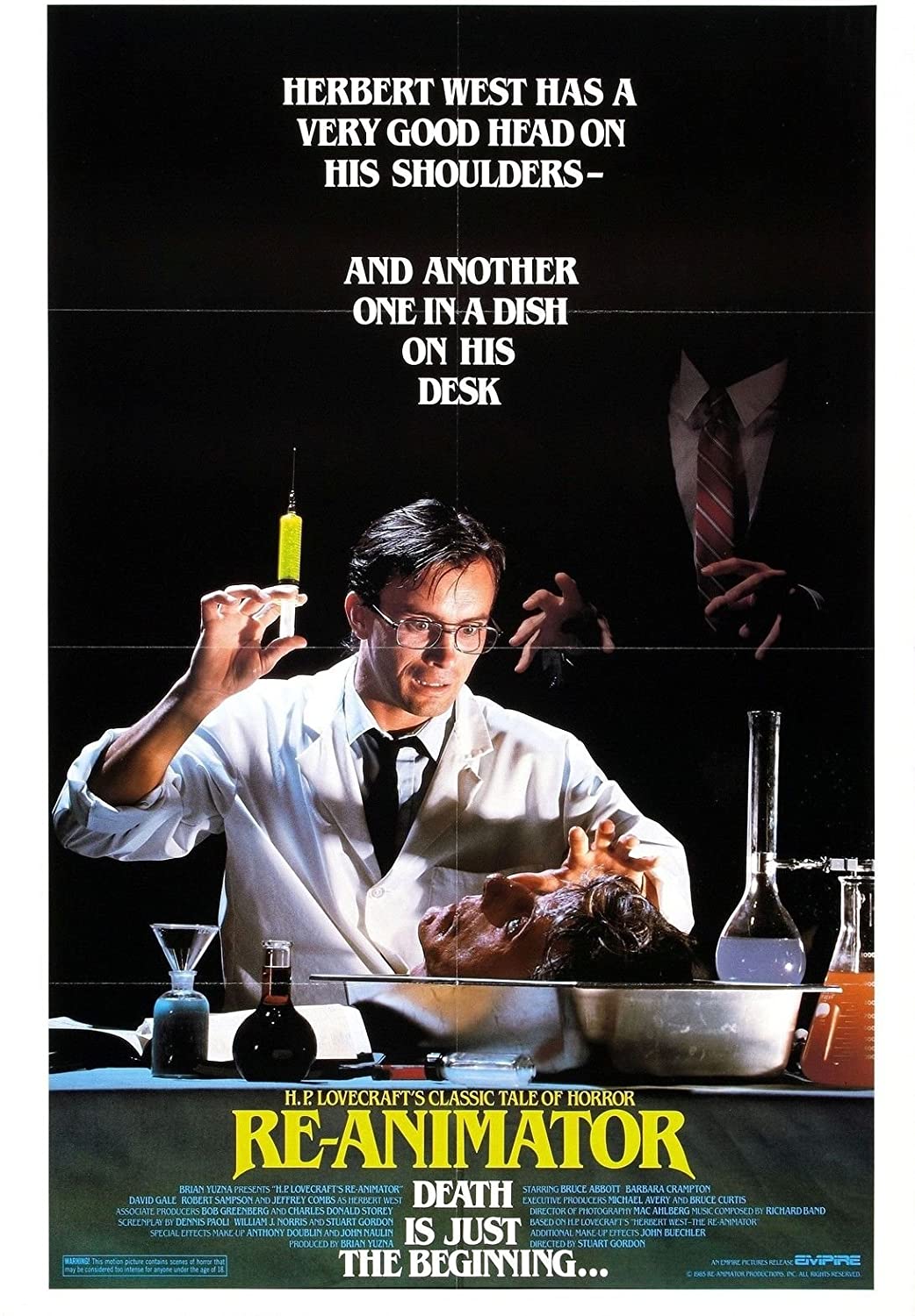 HERBERT WEST: RE-ANIMADOR. La película que resucitó a H.P. Lovecraft ...